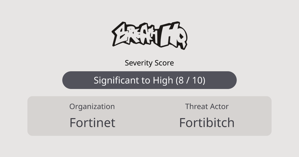 Fortinet Data Breach - Sep 2024